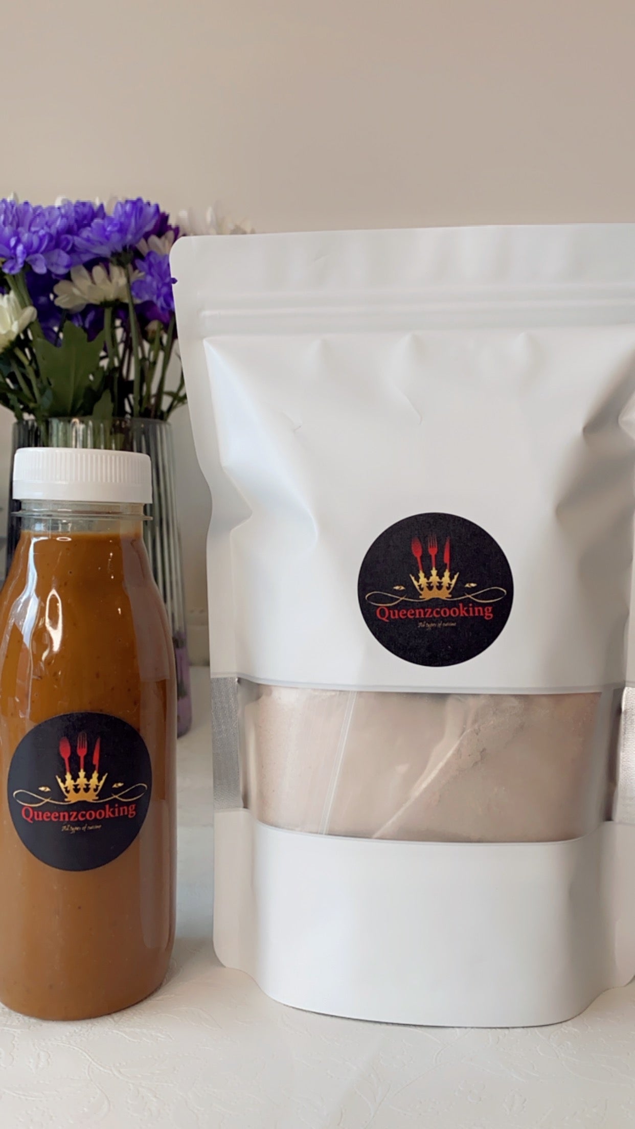 Date cake mix with caramel sauce – Queenzcooking